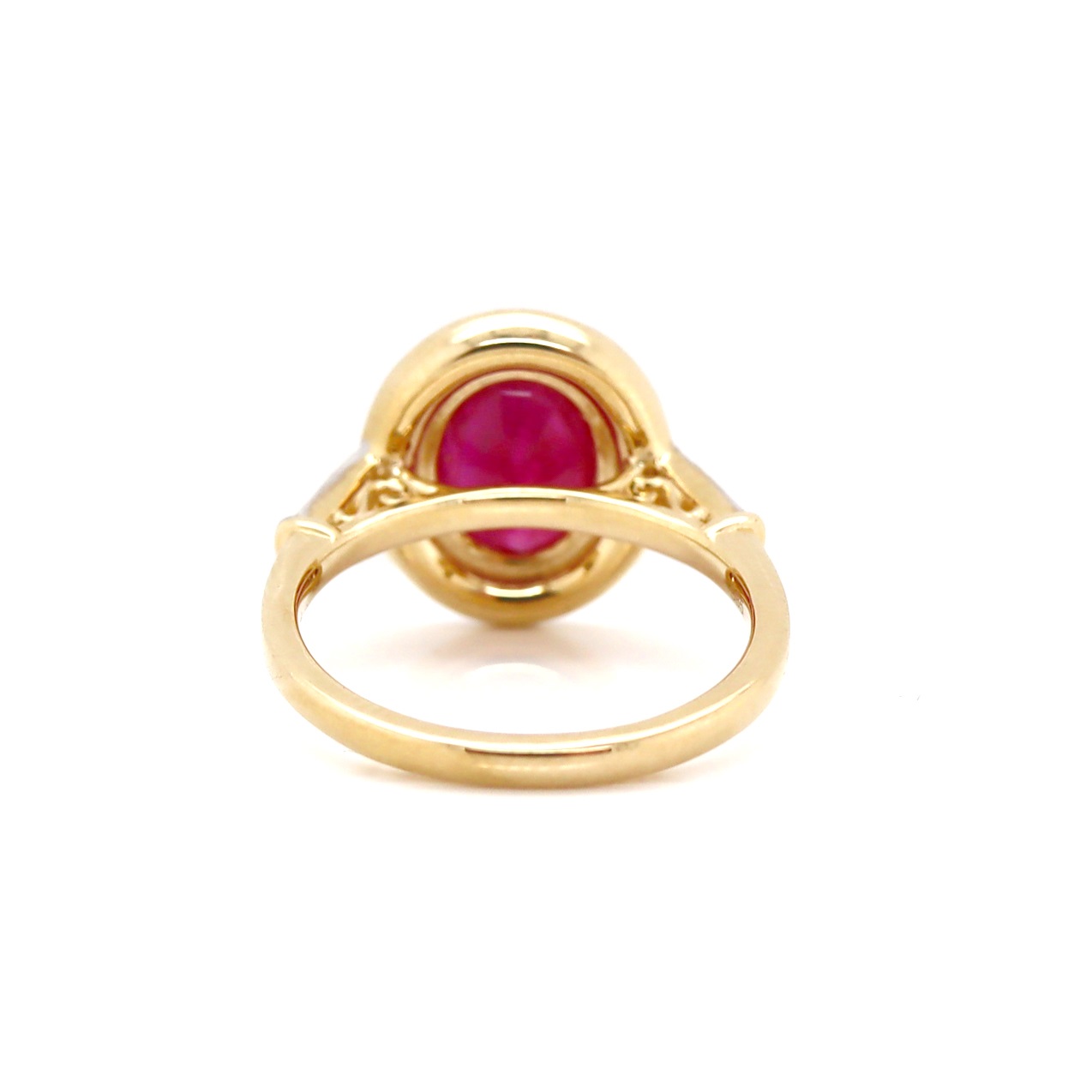 Lot 33 - 14CT Yellow Gold 1.63ct Ruby And Diamond